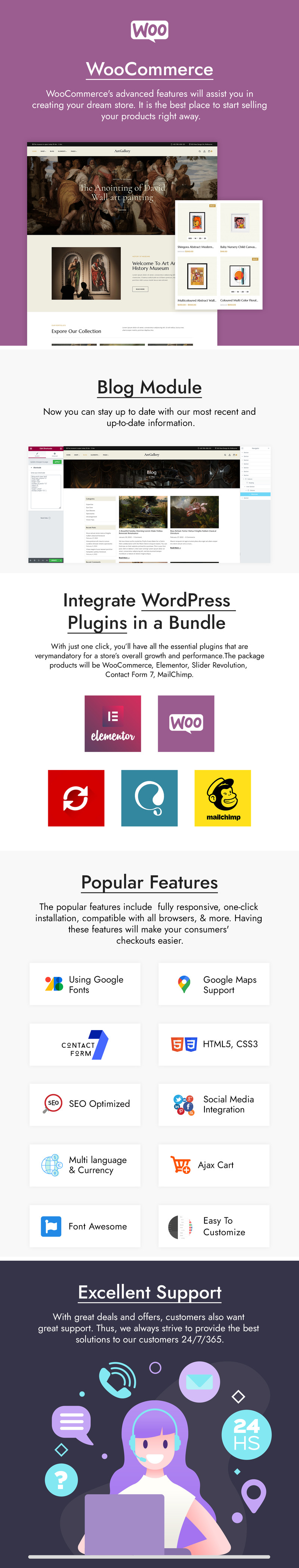 ArtGallery - Museum and Art Gallery WordPress Elementor Theme