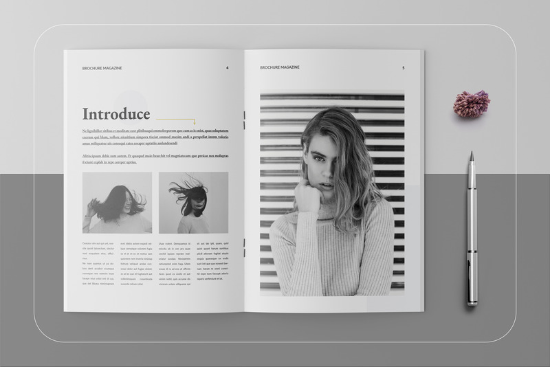 InDesign Fashion Magazine Template #401975 - TemplateMonster