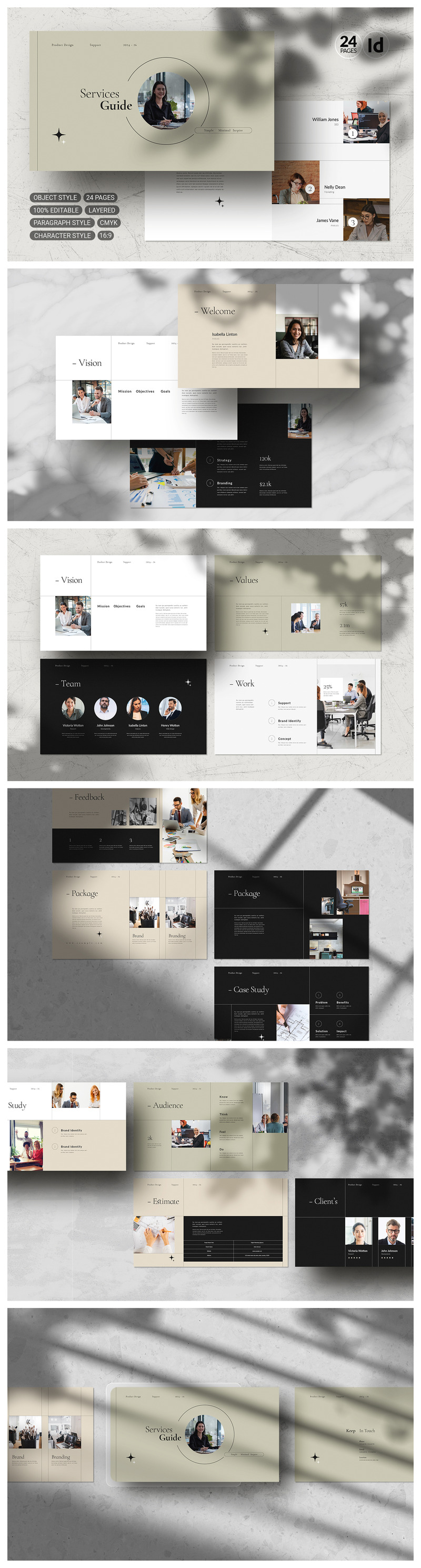 Service Guide Template (.indd) #464183 - TemplateMonster