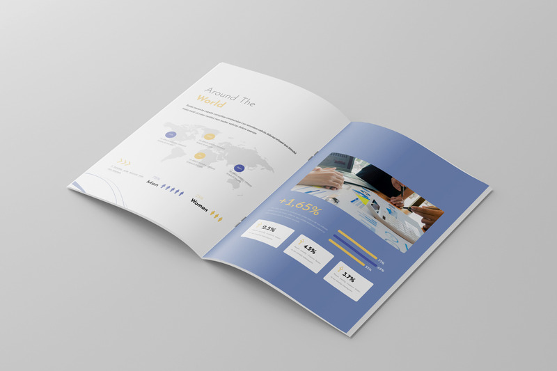 Business Plan Brochure Design Template - TemplateMonster