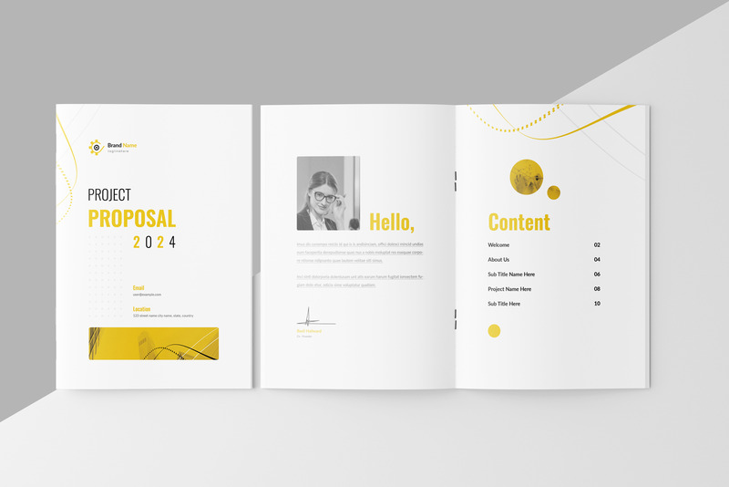 Modèle de proposition de projet InDesign - TemplateMonster