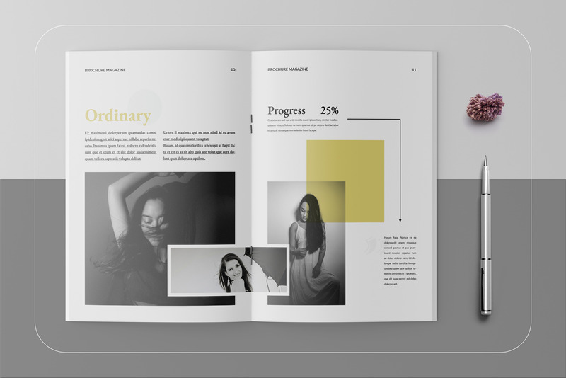 InDesign Fashion Magazine Template #401975 - TemplateMonster