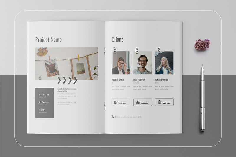 Business Portfolio Design Template #412622 - TemplateMonster