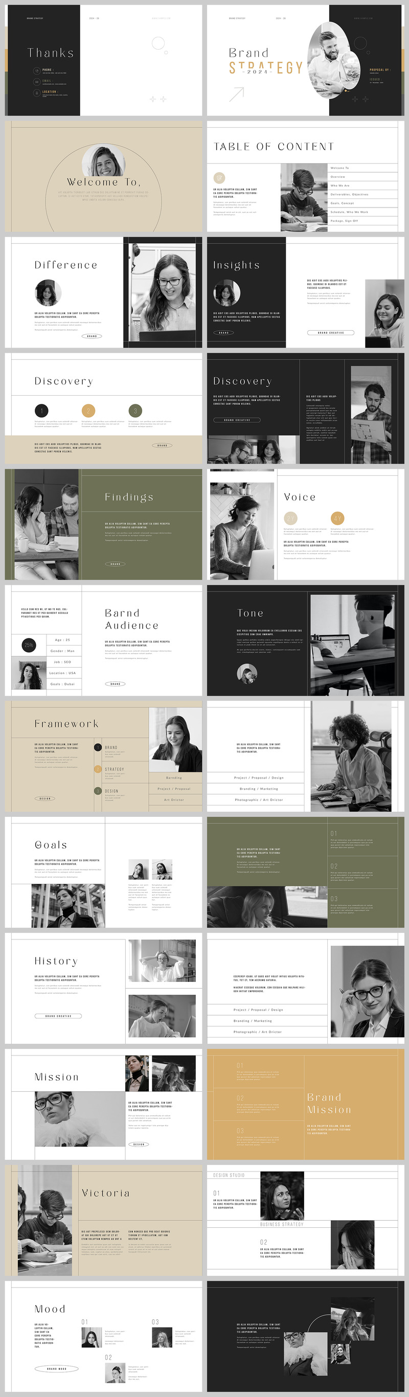 Brand Strategy Template (Indd - Canva) - TemplateMonster