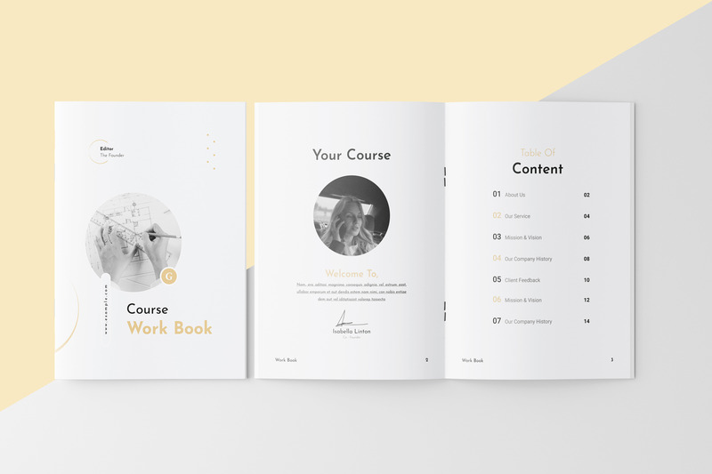 Course Workbook - Multi-purpose Workbook Template
