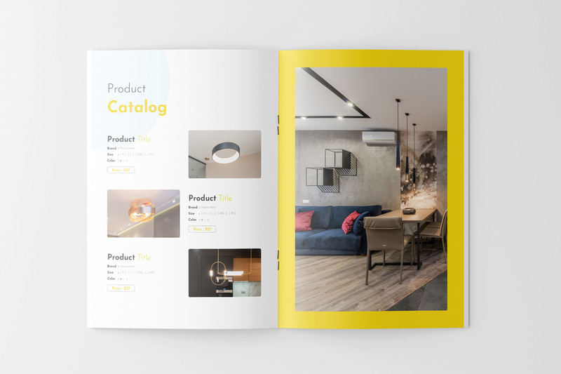 Product Catalog Brochure Layout #399445 - TemplateMonster