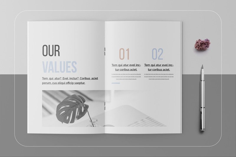 Portfolio Brochure Template 2 #401973 - TemplateMonster