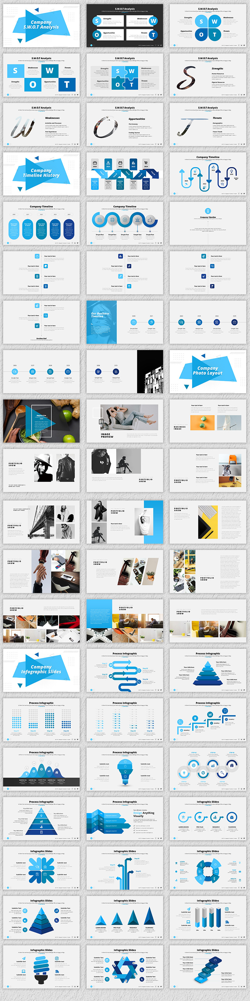Corporate Infographic Presentation Bundle - TemplateMonster