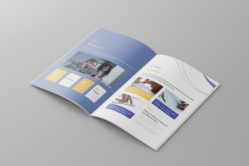 Business Plan Brochure Design Template - TemplateMonster