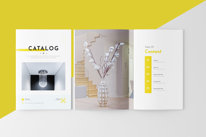 Product Catalog Brochure Layout #399445 - TemplateMonster