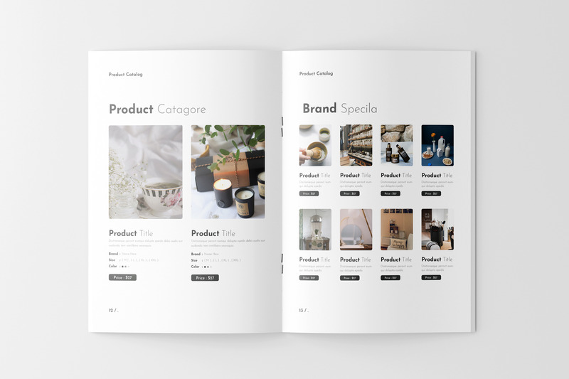 Product Catalog - Brochure Design Template - TemplateMonster