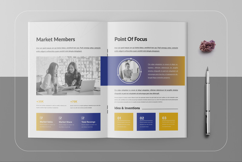 Business Plan - Brochure Template #402174 - TemplateMonster