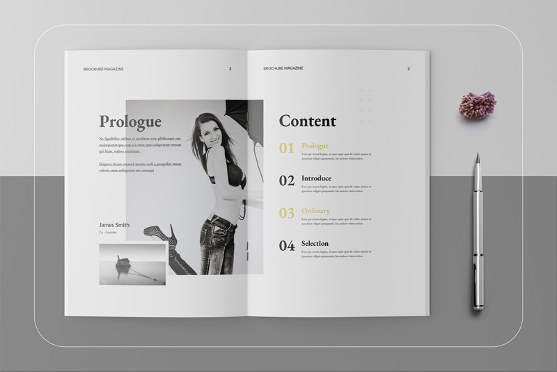 InDesign Fashion Magazine Template #401975 - TemplateMonster