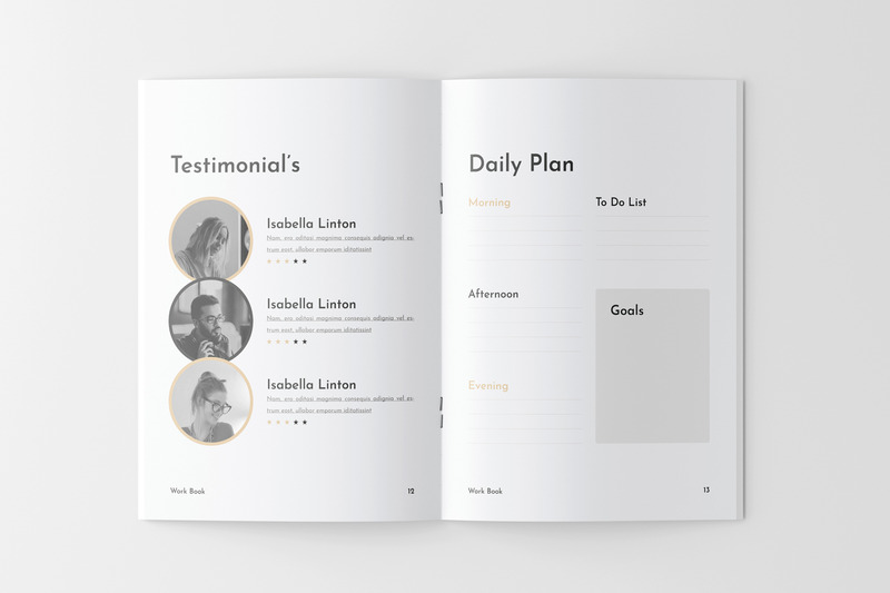 Course Workbook - Multi-purpose Workbook Template