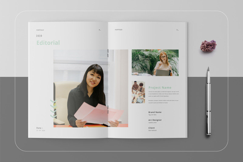 Modèle de portfolio de conception de produits