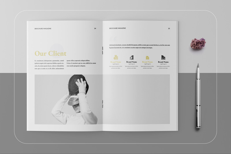 InDesign Fashion Magazine Template #401975 - TemplateMonster