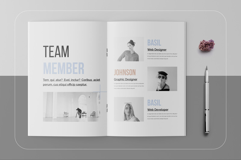 Portfolio Brochure Template 2 #401973 - TemplateMonster