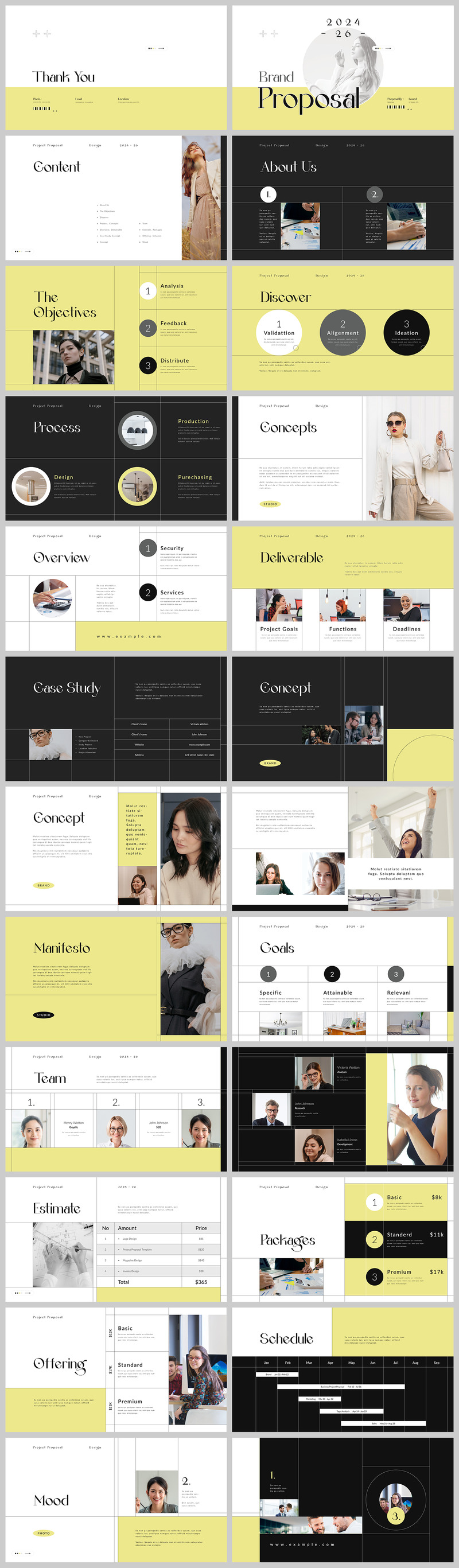 Brand Proposal Template (Indd-Canva) - TemplateMonster