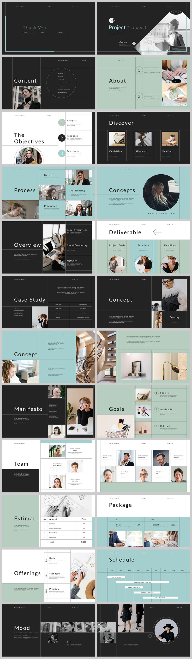 Project Proposal Template (Canva - Indd) - TemplateMonster