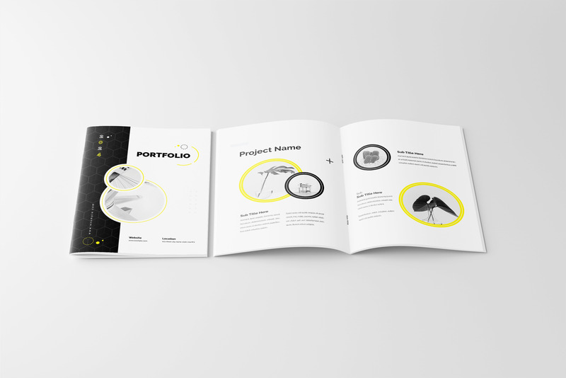 A4 Portfolio Design Template #401974 - TemplateMonster