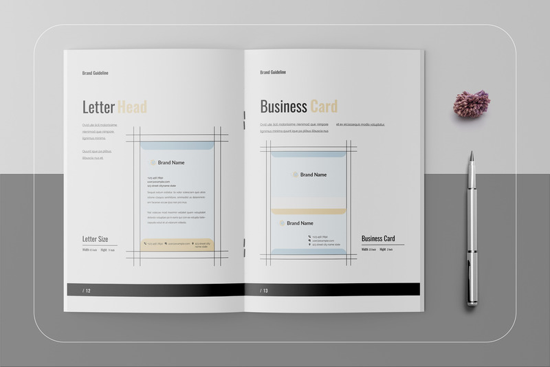 Brand Guideline - 20 Pages Design Template - TemplateMonster
