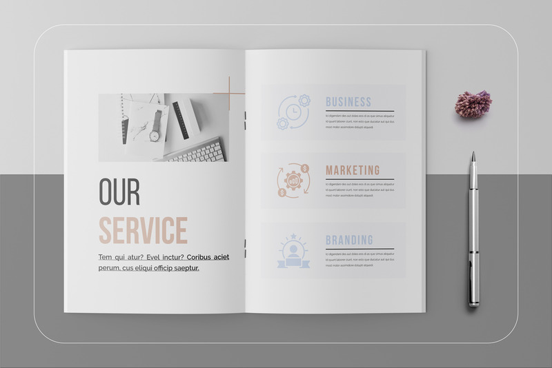 Portfolio Brochure Template 2 #401973 - TemplateMonster