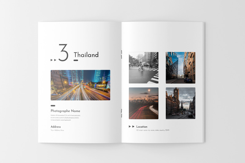 Photobook Template - Clean and Modern Template