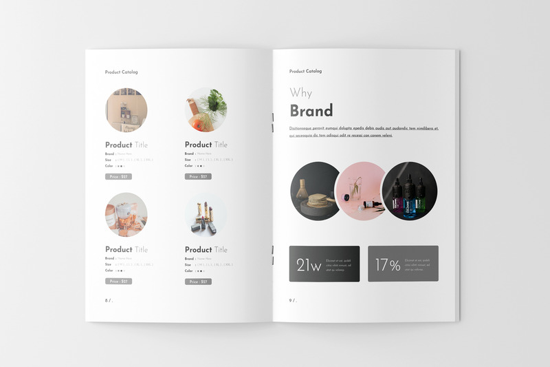Product Catalog - Brochure Design Template - TemplateMonster