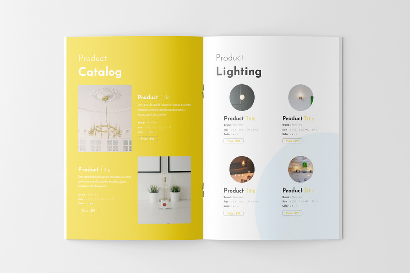 Product Catalog Brochure Layout #399445 - TemplateMonster