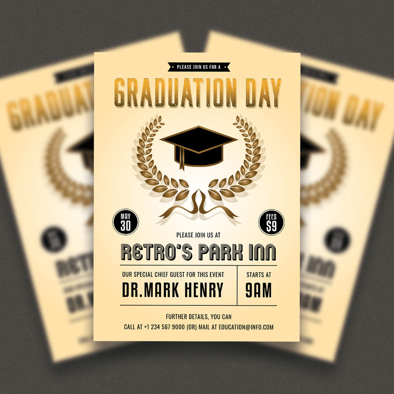 Graduation Day Invitation #188087 - TemplateMonster