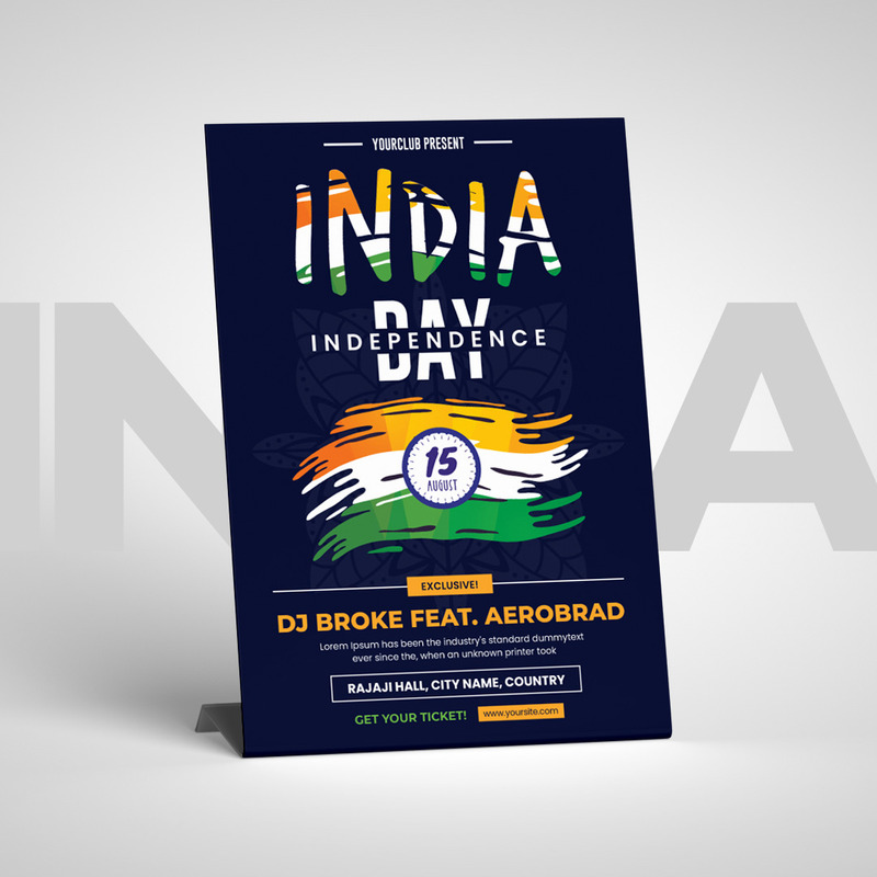 India Independence Day Flyer #222797 - TemplateMonster