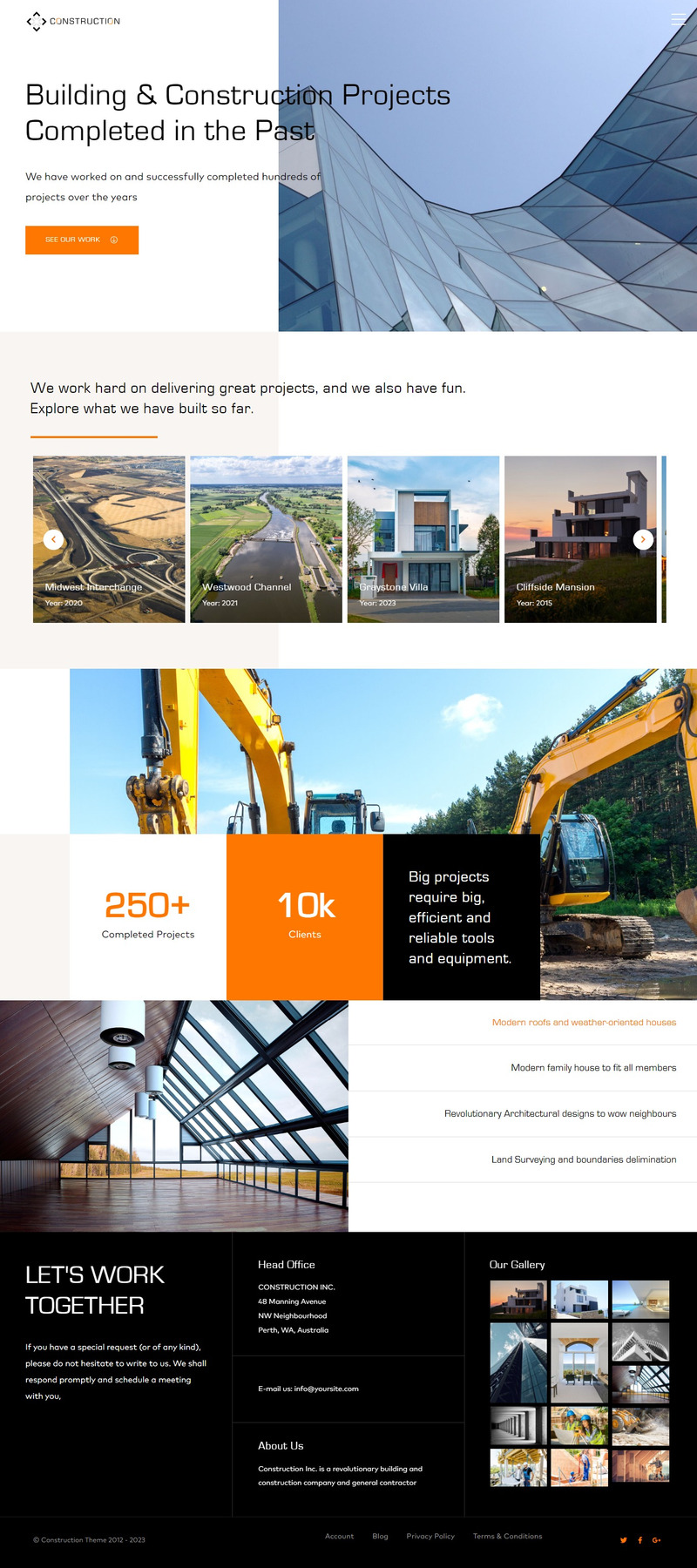 Builder Building and Construction Architecture WordPress Theme
