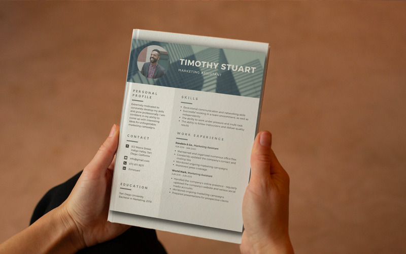 Timothy Stuart - Clean And Modern Resume Template