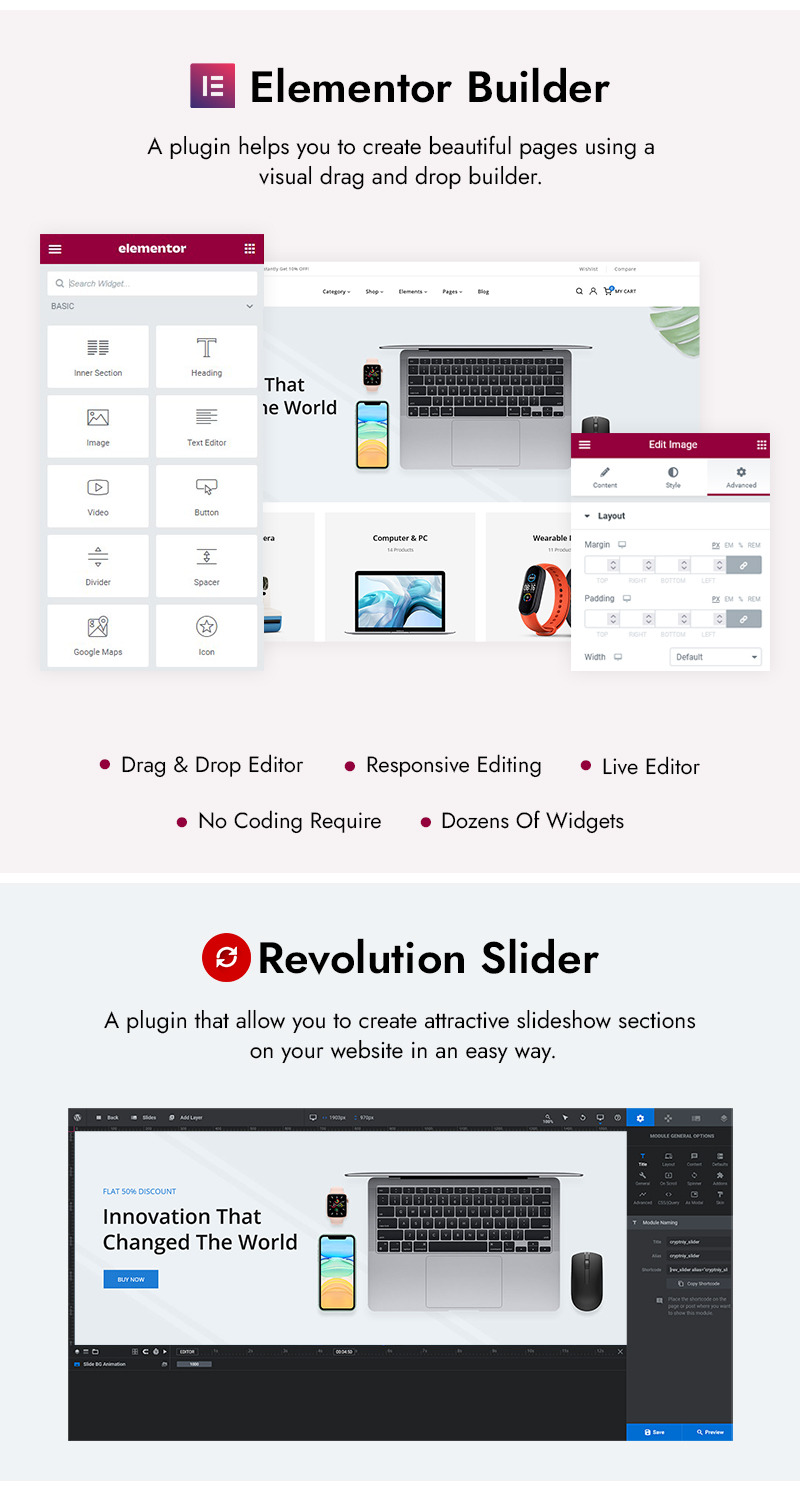Tecnozy - Electronics Gadget Store Elementor WooCommerce Responsive Theme