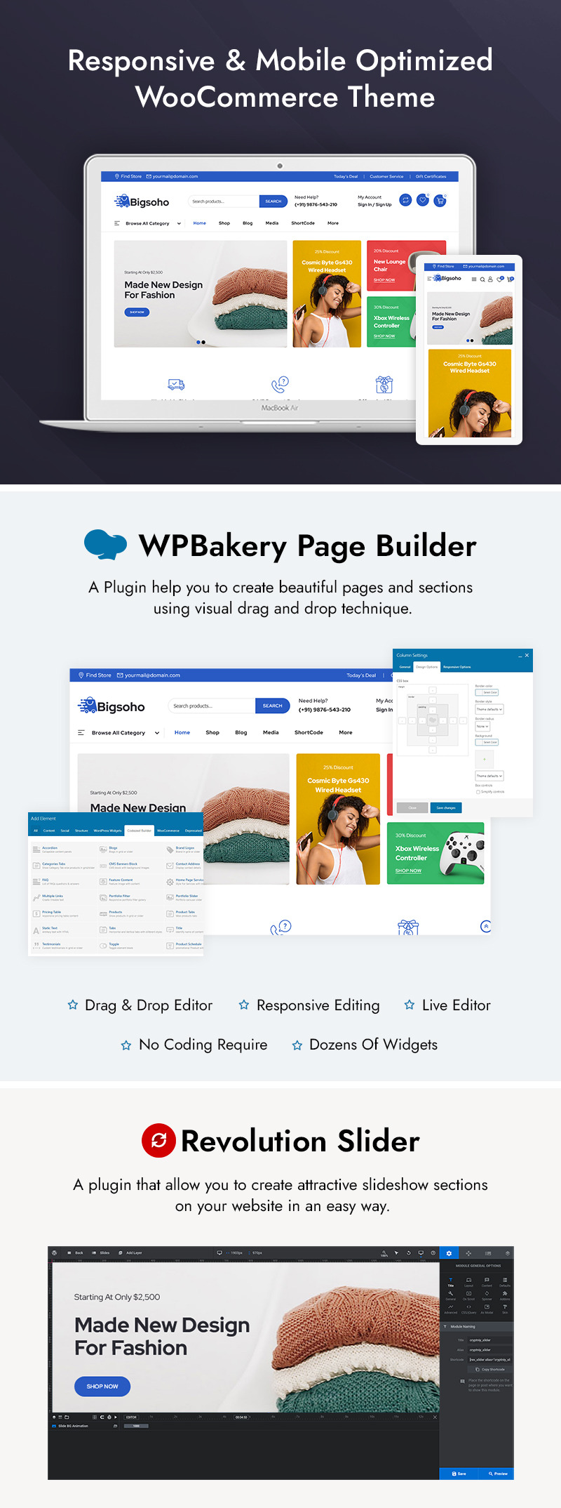 Bigsoho - Multipurpose Premium WooCommerce Responsive Theme