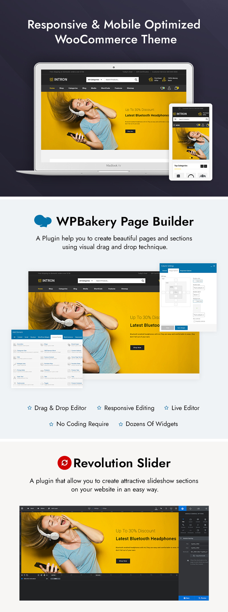Intron Mega Electronics Store WooCommerce Responsive Theme