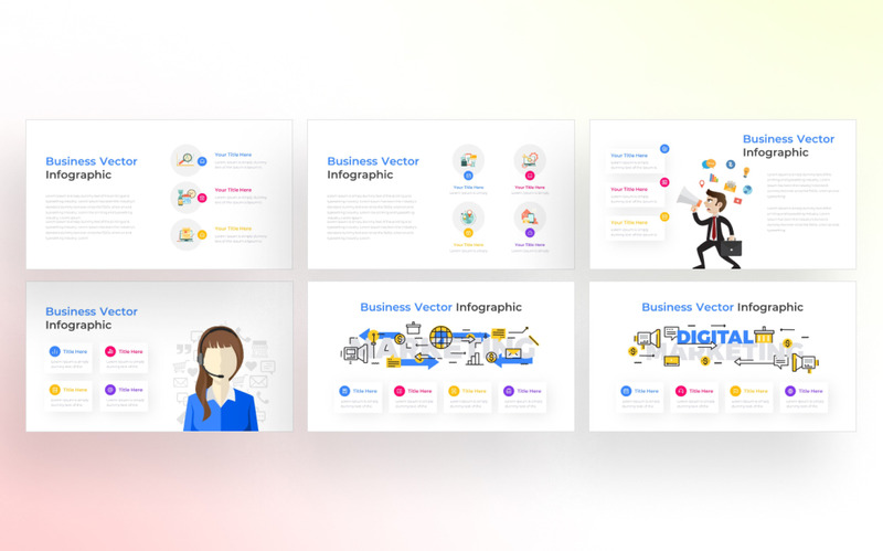 Business Vector PowerPoint Infographic Template