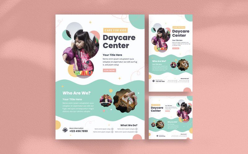 Day Care Center Flyer Template #365917 - TemplateMonster Day Care Center Flyer Template #365917 - TemplateMonster