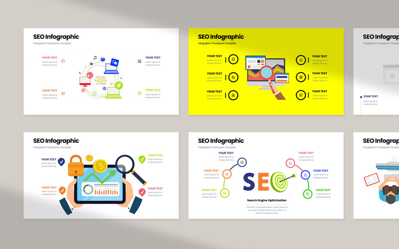 SEO Business Infographic Presentation Template