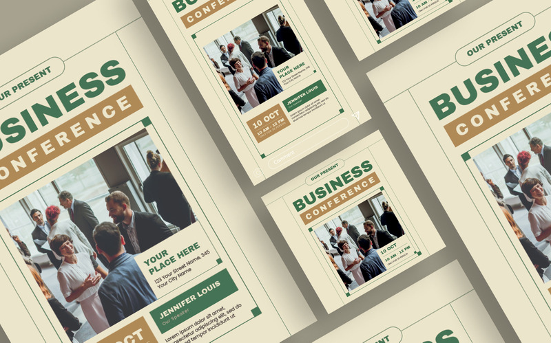 Our Present Business Conference - Flyer Template