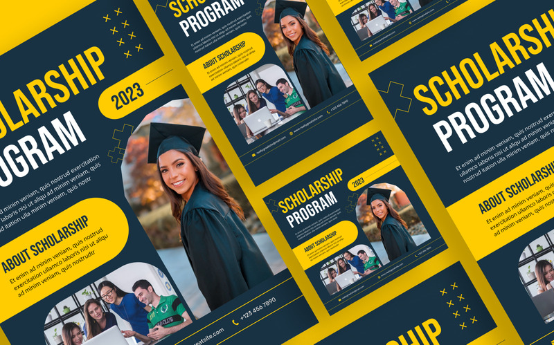 Scholarship Program Information Flyer Template