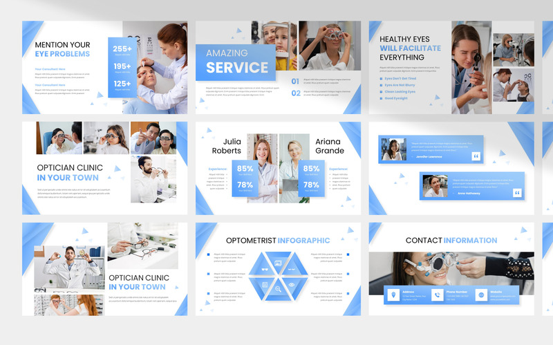 Professional Optometrist PowerPoint Template
