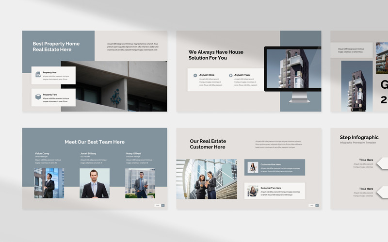 Prezentace Real Estate v PowerPointu - TemplateMonster