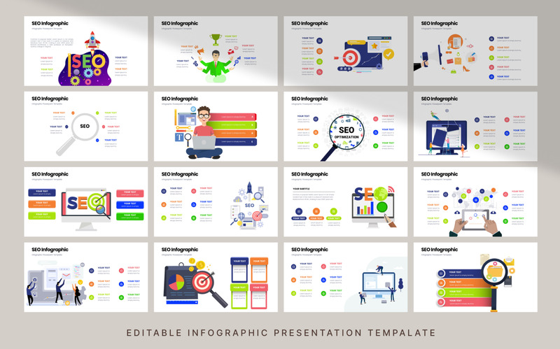 SEO Business Infographic Presentation Template