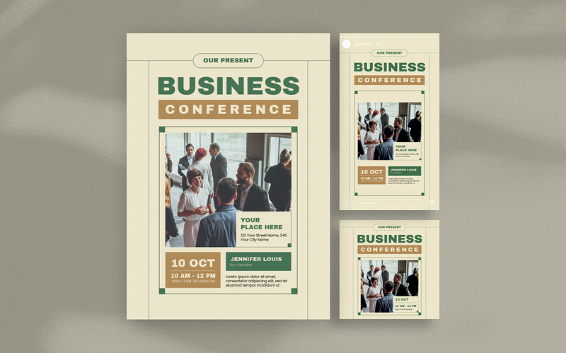 Our Present Business Conference - Flyer Template