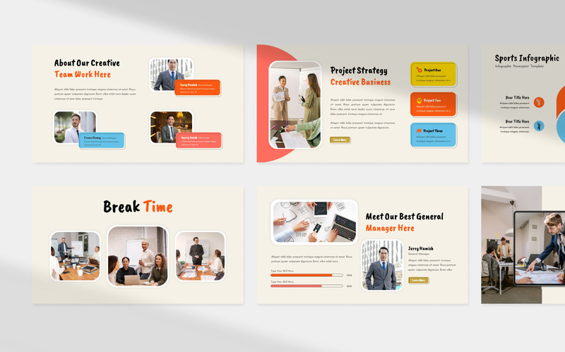 Creative Business Presentation Template - TemplateMonster