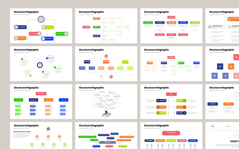 Structure Business Infographic Presentation Template