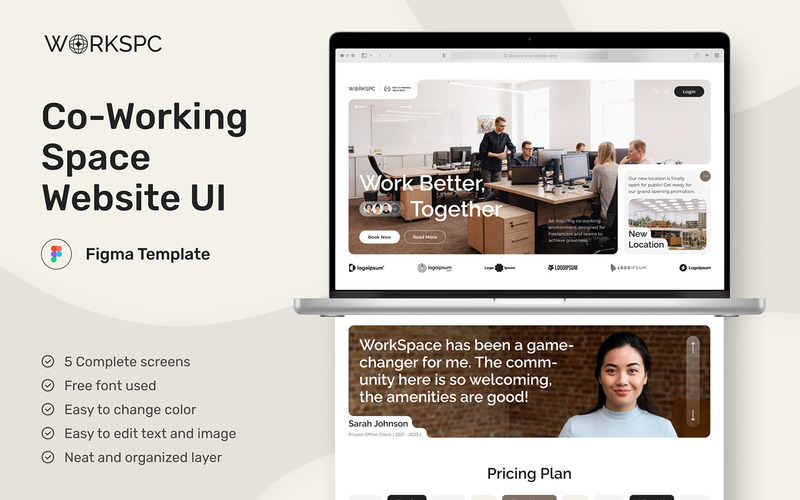 WorkScape - Site Web de lespace de travail collaboratif