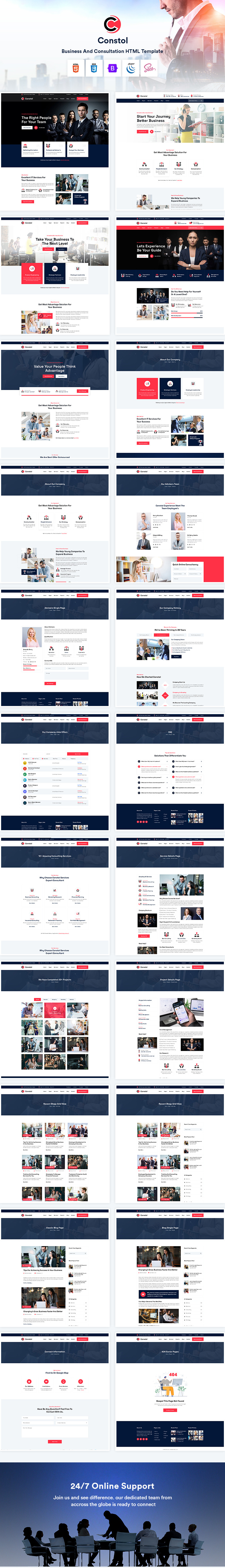 Constol – Business and Consultation HTML5 Template