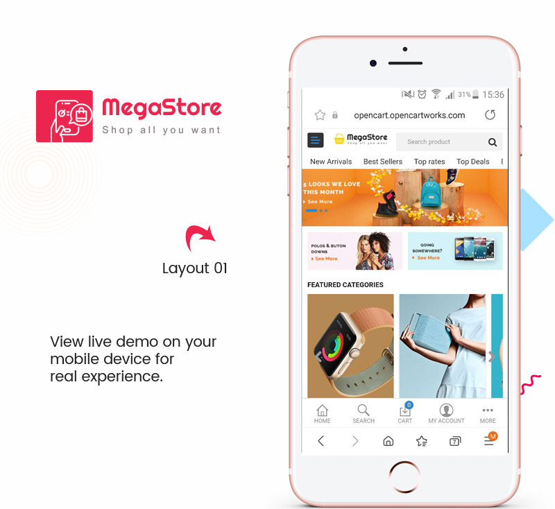 MegaStore - Multipurpose OpenCart 3 Theme - TemplateMonster